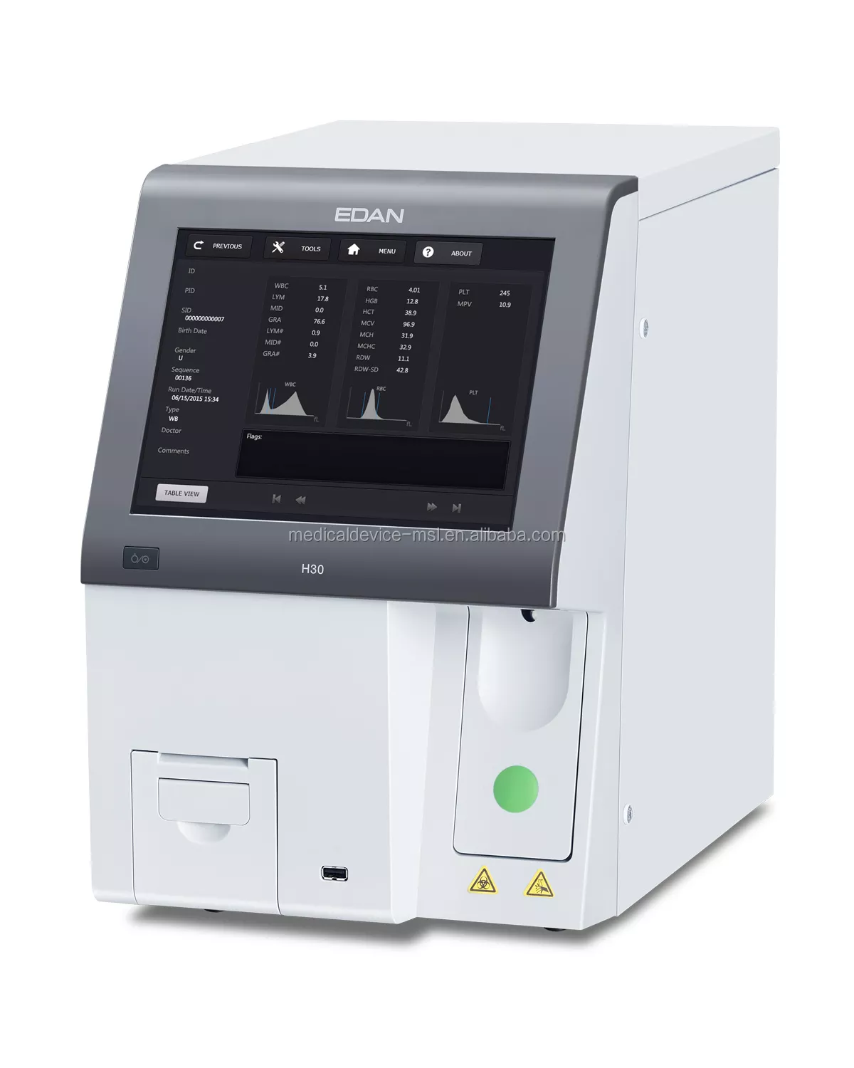 Hematology device Edan H30PRO – BIOSTAR MEDIKAL